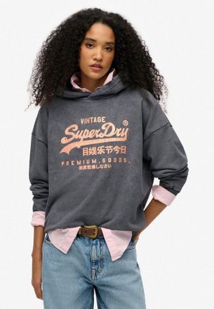 Superdry Kapuzensweatshirt VL METALLIC RELAXED HOOD