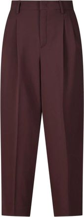 Rossi Rossi, Femme, Pantalons, Brun, Taille: 38 FR Pantalon Large Coupe Relaxed-Fit