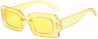 Generic Lunettes De Soleil Carr&eacute;es &Agrave; Petite Monture For Hommes, For Lext&eacute;rieur, Les D&eacute;placements, Vacances(Yellow)