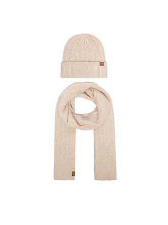 Liu Jo Set Schal und M&uuml;tze 2F6001 MA29S Hellbeige