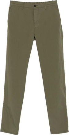 Incotex Homme, Pantalons, Vert, Taille: W33 Chino Coupe Slim