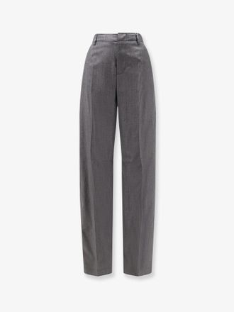 Maison Margiela Virgin wool and cotton trousers - MM6 MAISON MARGIELA - gender_Woman