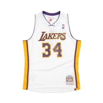 Mitchell & Ness NBA Swingman Trikot Los Angeles Lakers Alternate 2002-03 Shaquille ONeal 34 - - Sport - Herren - Wei&szlig; - XL