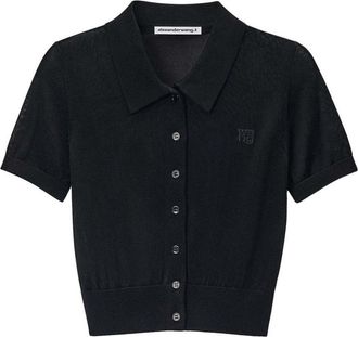Alexander Wang Poloshirt - Schwarz