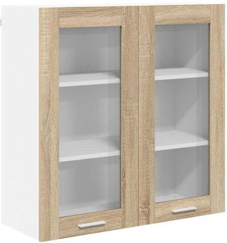 vidaXL vidaXL Armoire suspendue avec stockage Ch&ecirc;ne Sonoma 80 x 31 x 80 cm