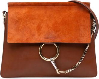 Chloé sac à bandoulière Faye médium (2018) - Marron