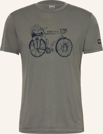 super.natural Funktionsshirt Wonder Wheel gruen