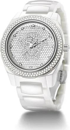 Versace DV One Full Diamond Uhr - - Accessories - Damen - Wei&szlig; - ONE SIZE