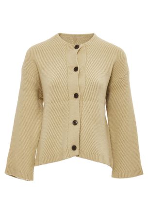 Risa Strickjacke Damen dunkelbeige