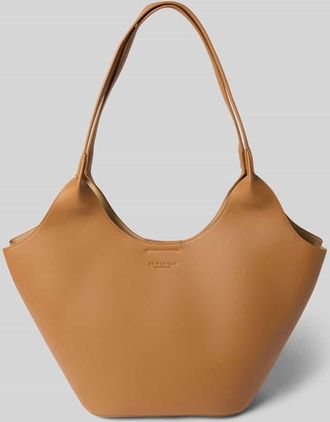 Seidenfelt Manufaktur Shopper in Leder-Optik Modell Nelma Tulip