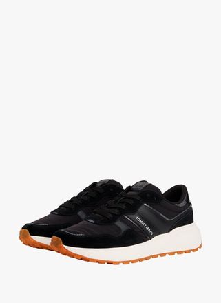 Tommy Hilfiger Baskets en cuir multitextures crant&eacute;es