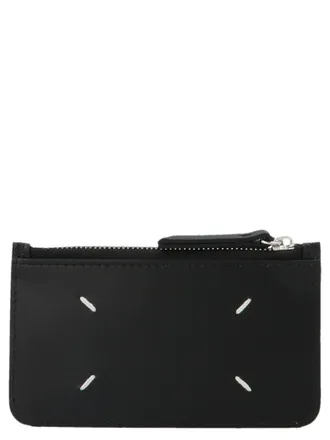 Maison Margiela Stitching Card Case - Black