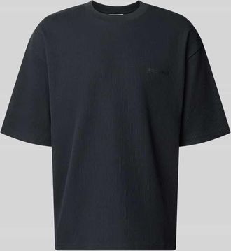 Review Relaxed Fit T-Shirt mit Strukturmuster