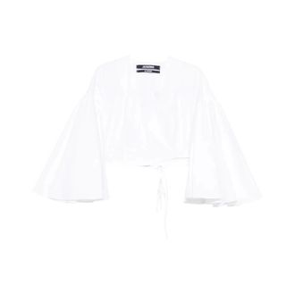 Jacquemus Paysan Wickeloberteil - - Blouses & Shirts - Damen - Wei&szlig; - XS