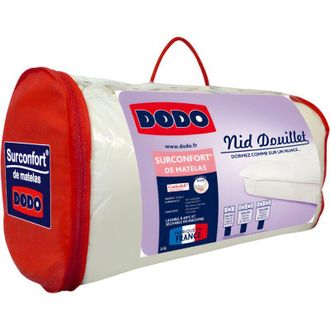 Dodo Dodo - Surconfort de matelas 2 places 160x200 cm - nid douillet