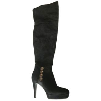 Gianfranco Ferre Ferre Milano Over Knee Suede Boots Size 38