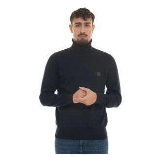 HUGO BOSS Homme, Pulls, Bleu, Taille: 3XL Akiro-S Pull &agrave; col roul&eacute;