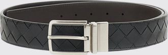 Bottega Veneta Geflochtener G&uuml;rtel aus Kalbsleder mit Intrecciato-Technik