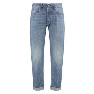 Dondup Regular Fit Jeans mit Metall-Details - - Jeans - Herren - Blau - W35