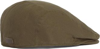 Barbour Schieberm&uuml;tze aus Baumwolle mit Label-Aufn&auml;her in