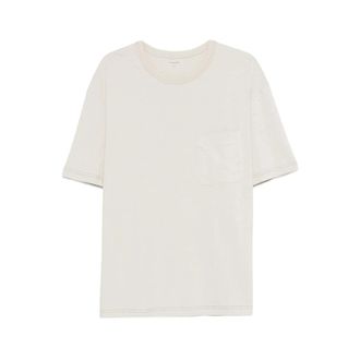 Christophe Lemaire T-Shirt mit Brusttasche und Rundhalsausschnitt - - Tops - Herren - Grau - L