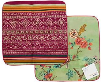 Bassetti PALLANZA Kissenhülle zu GFL, Baumwolle, Grün, 40x40