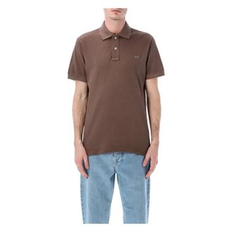 ERL Polo Tee Knit - - Tops - Herren - Braun - M