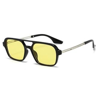 Generic Lunettes de soleil polaris&eacute;es neutres, design carr&eacute; r&eacute;tro, verres anti-bleus, l&eacute;g&egrave;res et durables, un must pour les sports de plein air et la conduite