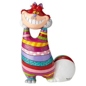 Disney Britto Disney Cheshire Cat Statement Figurine Ornament, Mehrfarbig, One Size
