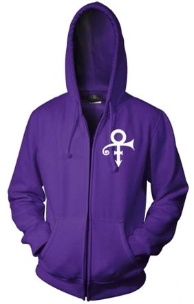 Prince Unisex-Erwachsene Casual Kapuzenpullover, violett, Medium