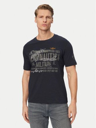 Aeronautica Aeronautica Militare T-Shirt 261TS2535UJ00641 Dunkelblau Regular Fit
