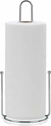 KELA K&uuml;chenrollenhalter stehend, auch f&uuml;r dicke Rollen, K&uuml;chenpapierhalter 33 cm hoch, GLOBUL, Metall