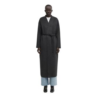 Anine Bing G&uuml;rtelmantel - - Coats - Damen - Schwarzk - S