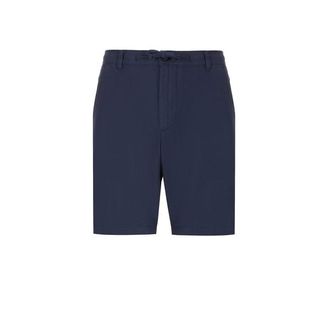 Selected Pantalon short en coton et lin