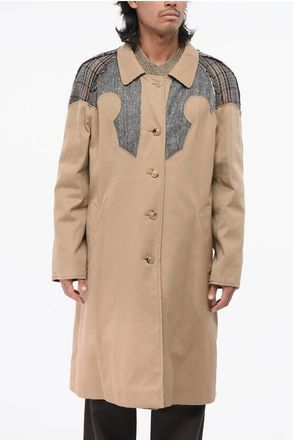Maison Margiela Cotton Coat Vintage Effect Check Details size 48