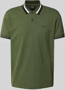 HUGO BOSS Regular Fit Poloshirt mit Label-Print Modell Paddy