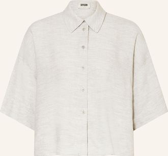 Drykorn Drykorn Hemdbluse Yarika Mit Leinen grau