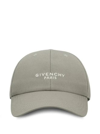 Givenchy Caps & M&uuml;tzen - Sage Green Cotton Visor - Gr. ONE SIZE - in Grau - f&uuml;r Damen