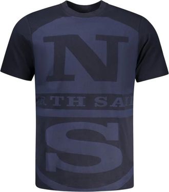 North Sails Homme, Tops, Noir, Taille: S T-Chemises