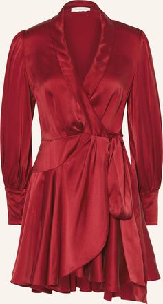 Zimmermann Wickelkleid Aus Seide rot