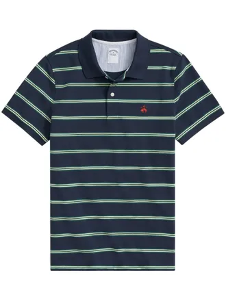 Brooks Brothers Poloshirt mit Logo-Stickerei - Blau