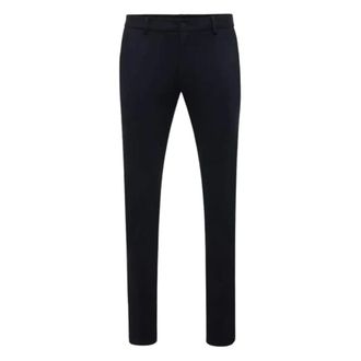Genti Schwarze Hose Stilvolles Modell - - Trousers - Herren - Schwarzk - XL