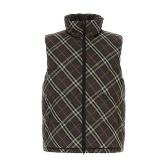 Burberry Homme, Vestes, Multicolore, Taille: L Quilted Check Puffer Vest