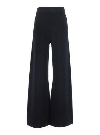 Max Mara Womens Pants Mxmfaida Black Viscose Trousers