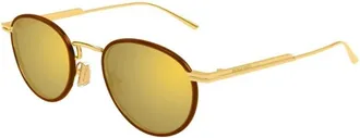 Bottega Veneta Stilvolle Bv1389S 004 Brille - - Accessories - unisex - Gelb - 48 MM
