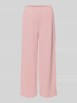 Vila Wide Leg Hose mit elastischem Bund Modell STRIPLO