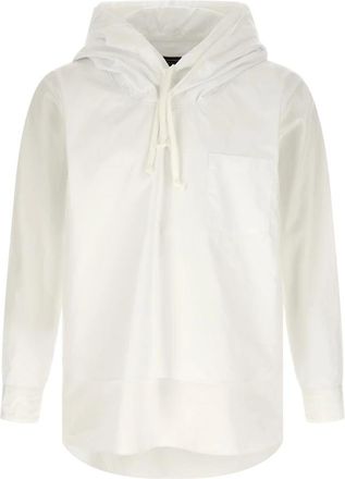 Comme Des Gar&ccedil;ons Homme, Tops, Blanc, Taille: XL Cotton Poplin Blouse