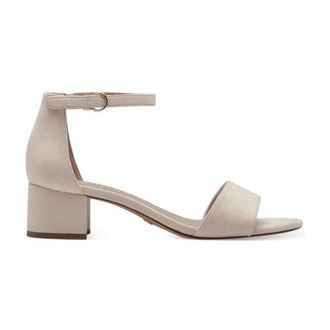 Tamaris Beige- l&auml;ssige flache Sandalen - - Shoes - Damen - Beige - 37 EU