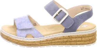 Rieker Riemchen Sandalen f&uuml;r Damen - - Shoes - Damen - Blau - 39 EU