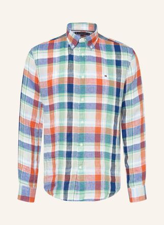 Tommy Hilfiger Leinenhemd Regular Fit orange